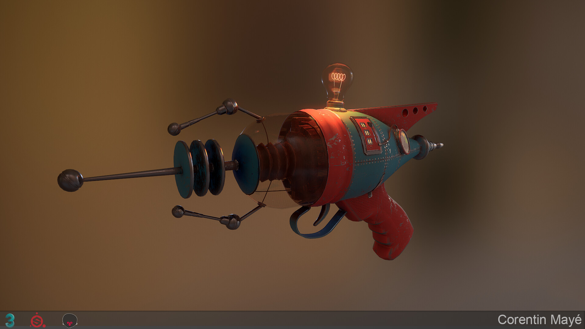 ArtStation - Vintage Ray Gun
