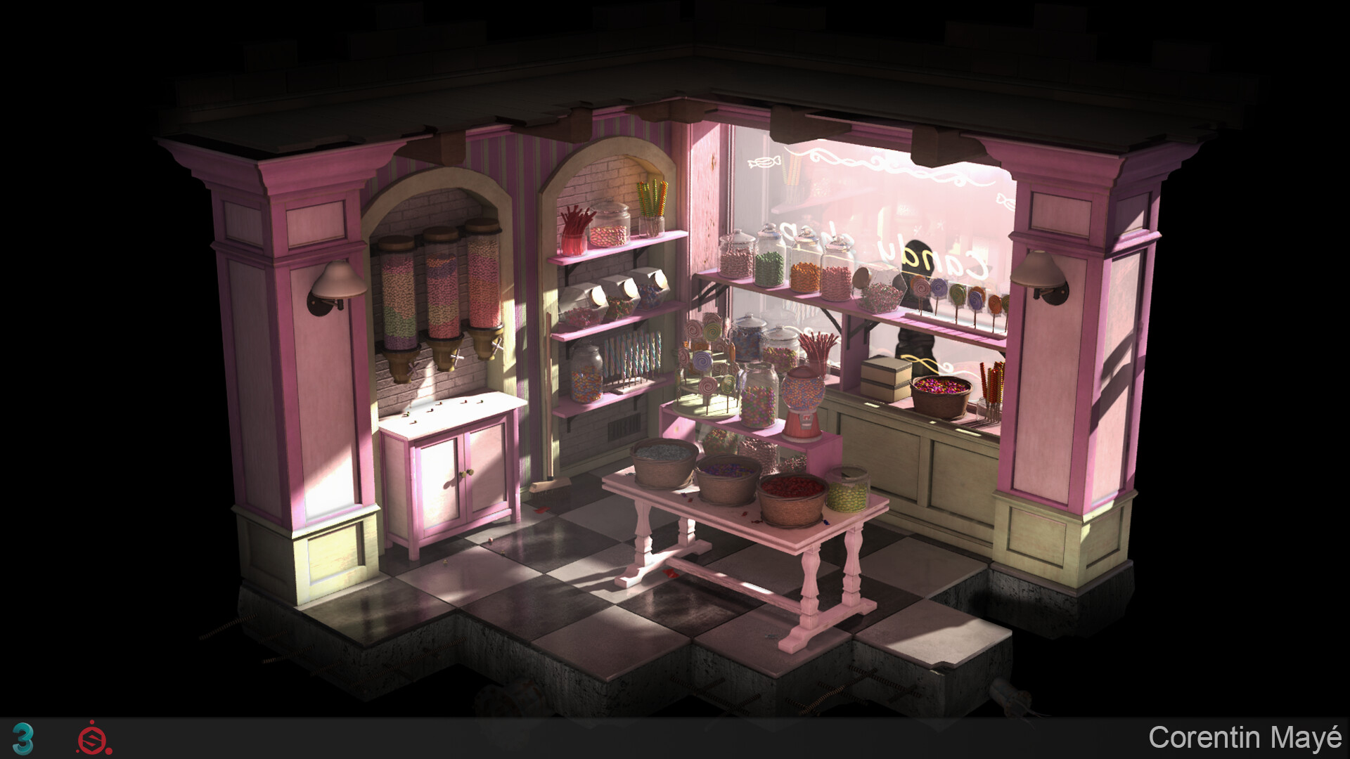 ArtStation - Candy Shop