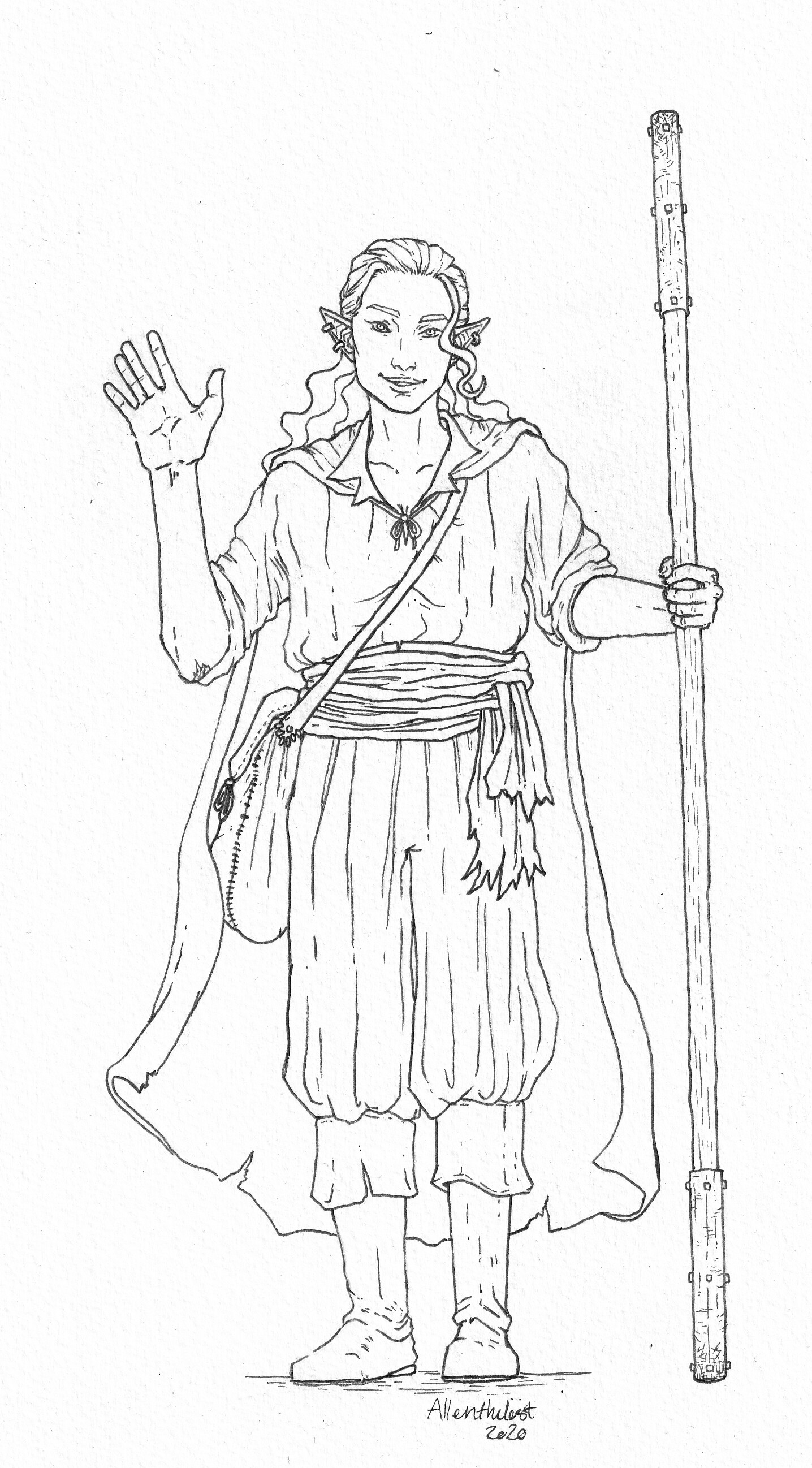 how to draw dnd characters