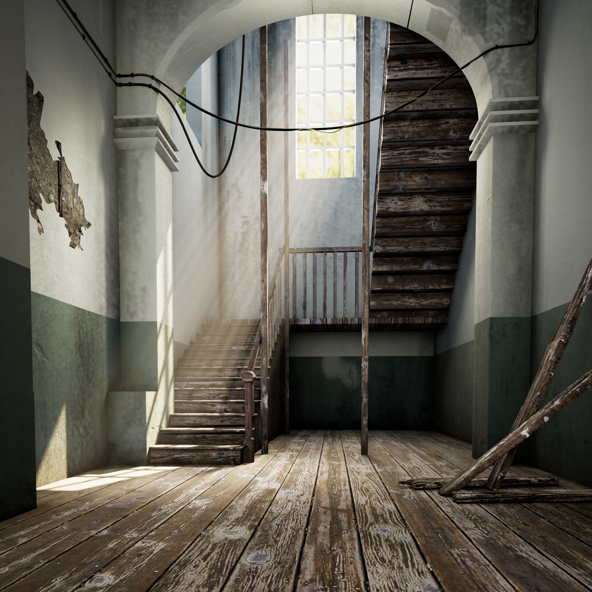 ArtStation - Haunted Hallway Lighting Challenge