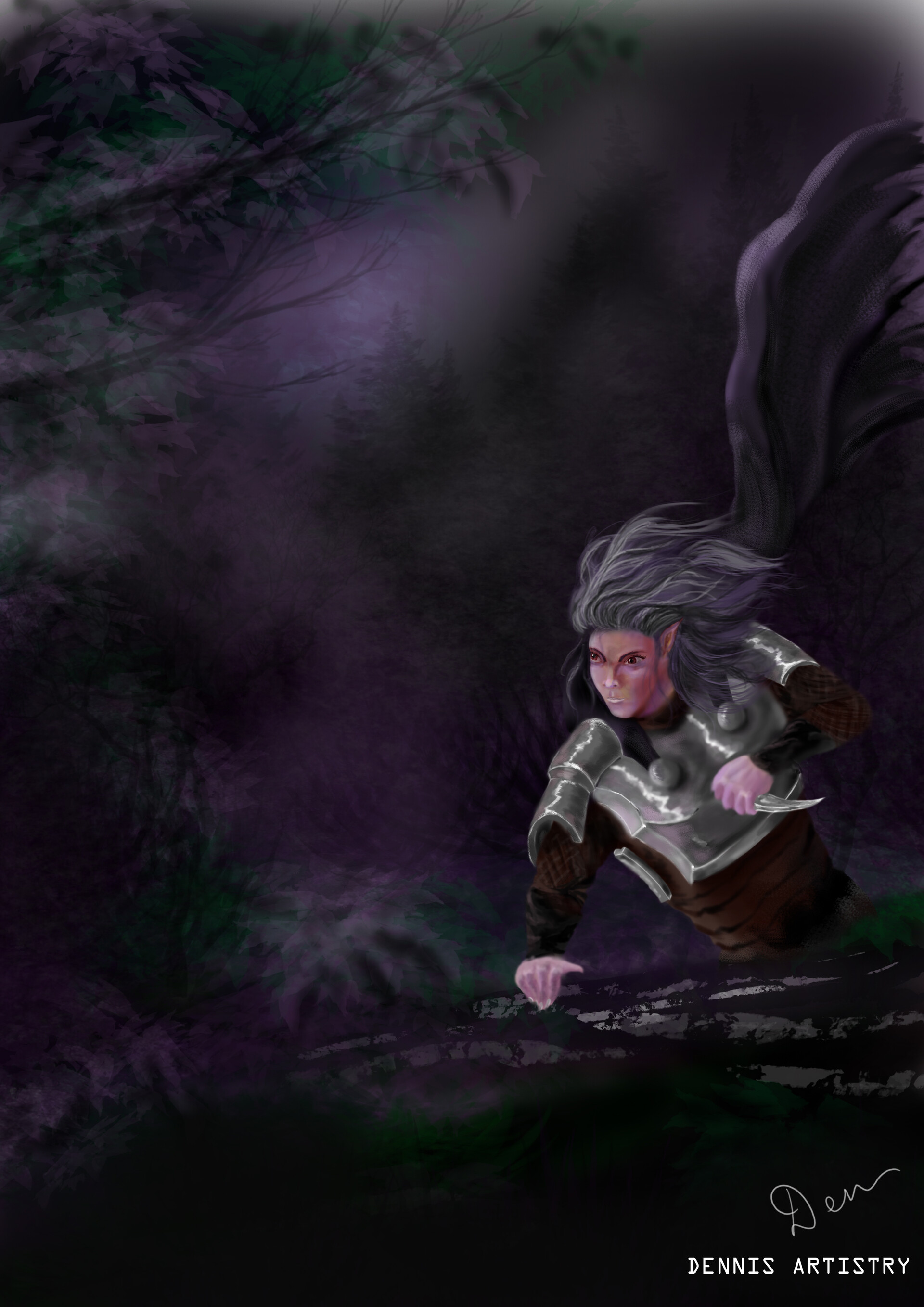 ArtStation - Night Warrior