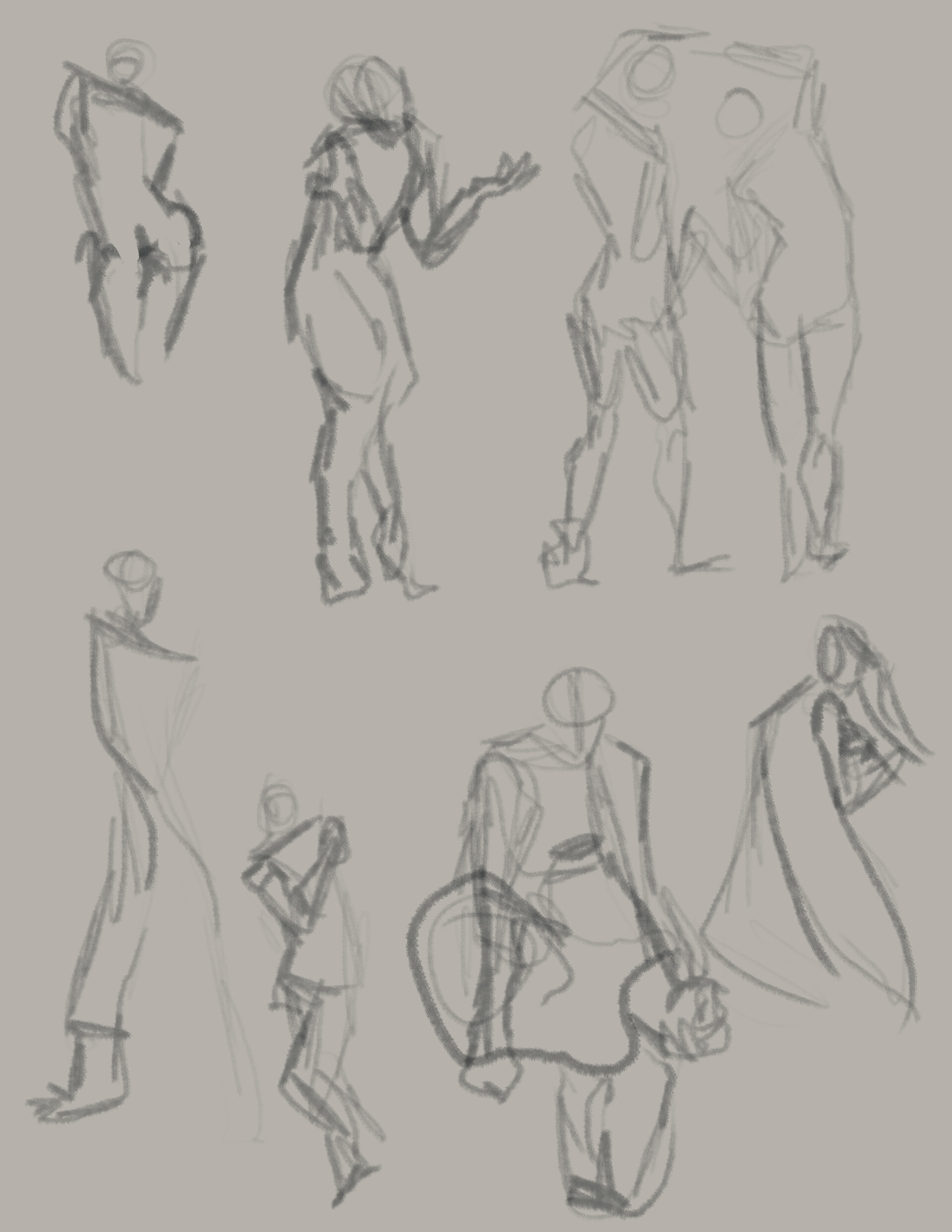 ArtStation - Gesture Drawings