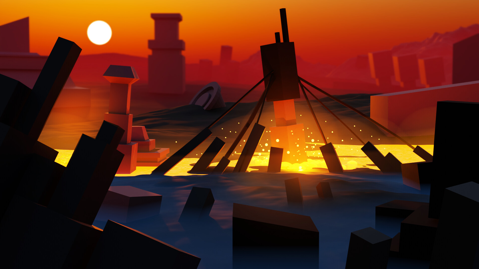 ArtStation - Background practice 1