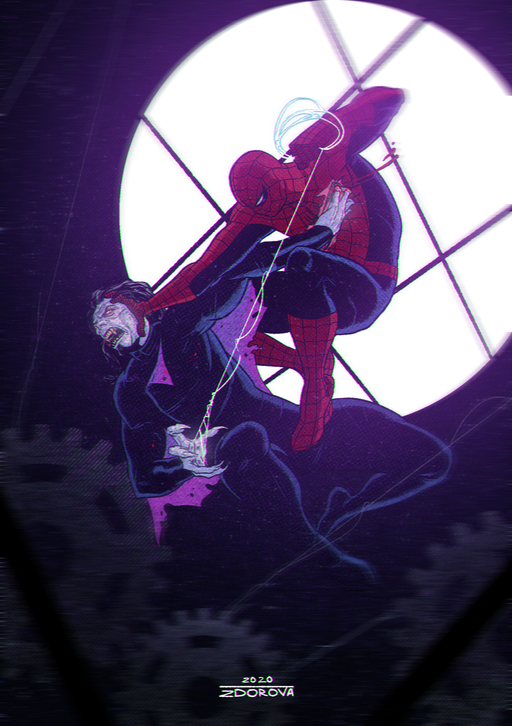 ArtStation - Spider-Man vs Morbius