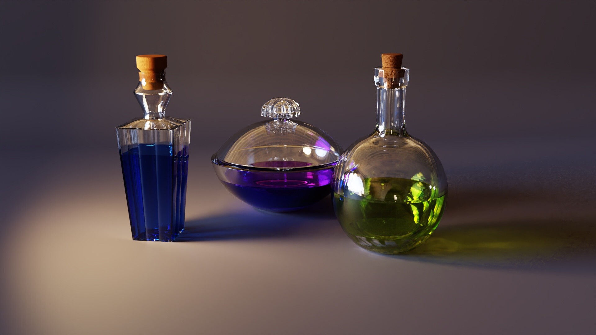 ArtStation - Potions (render test)