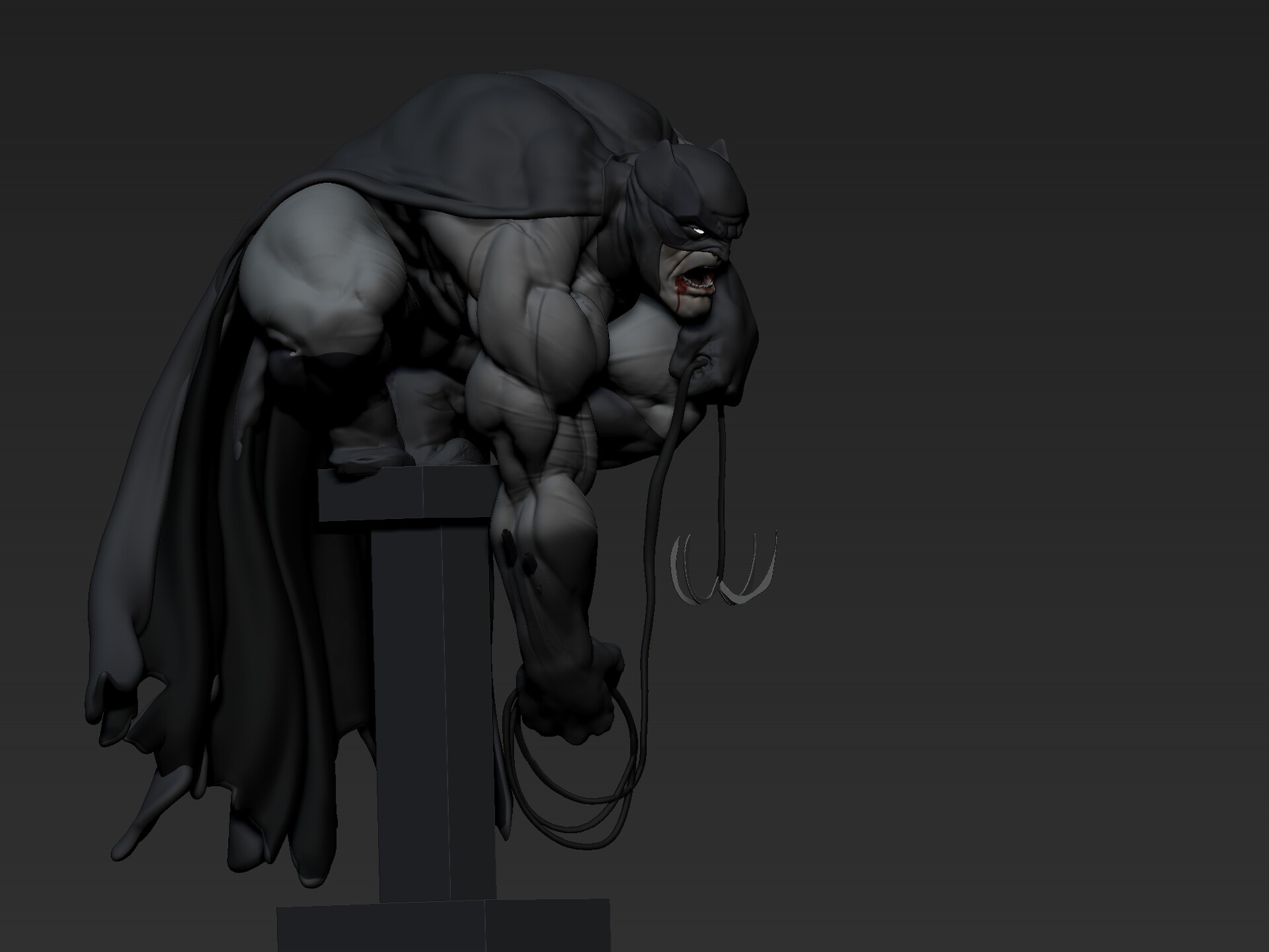 Pablo Perdomo - Exhausted Batman wip