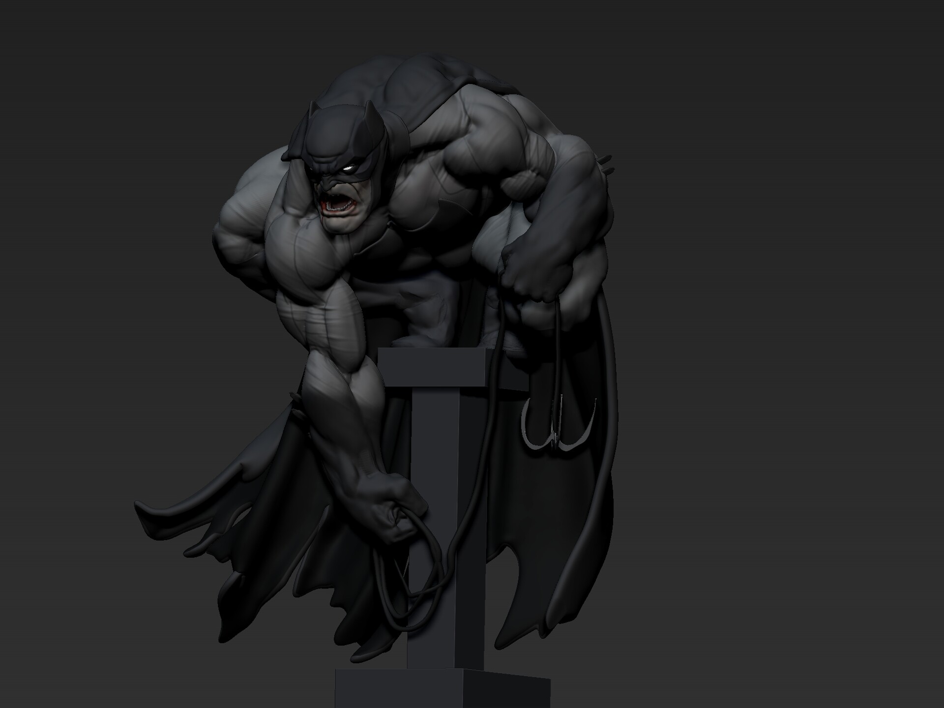 Pablo Perdomo - Exhausted Batman wip