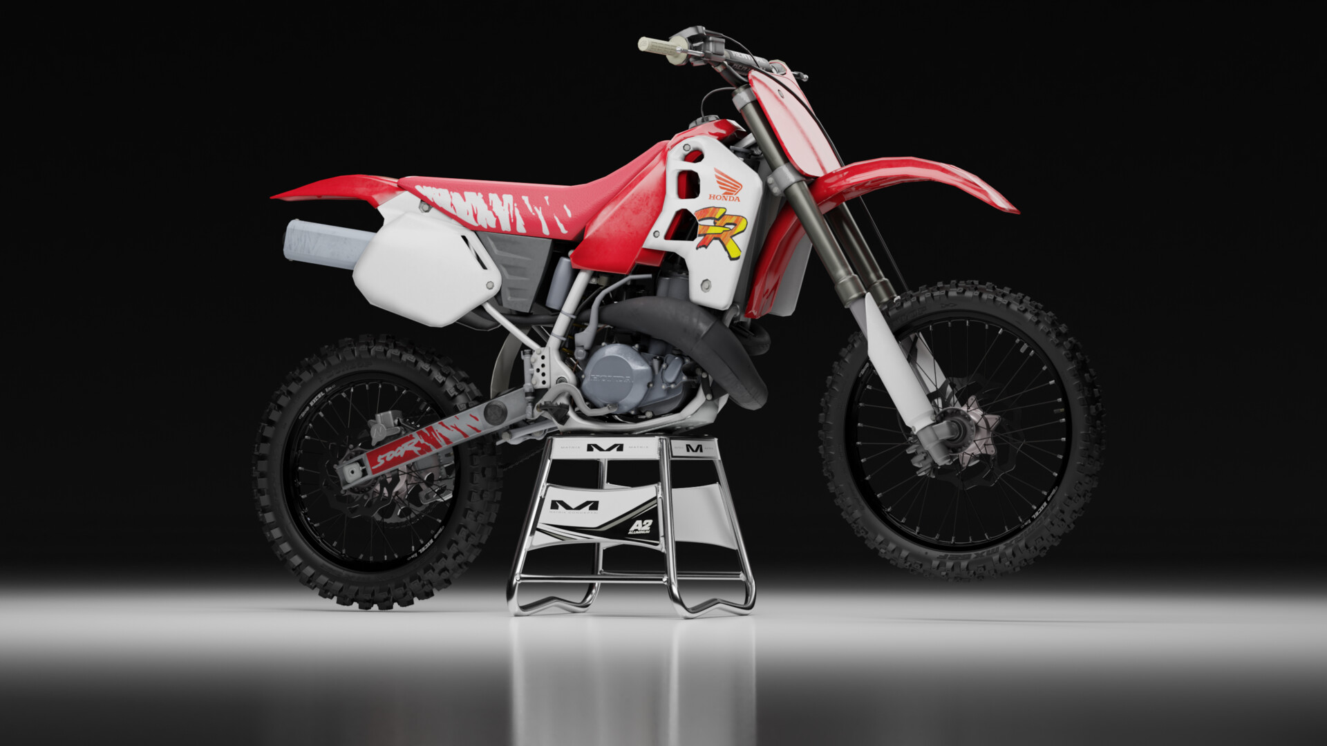 ArtStation - Honda 500 CR 1991