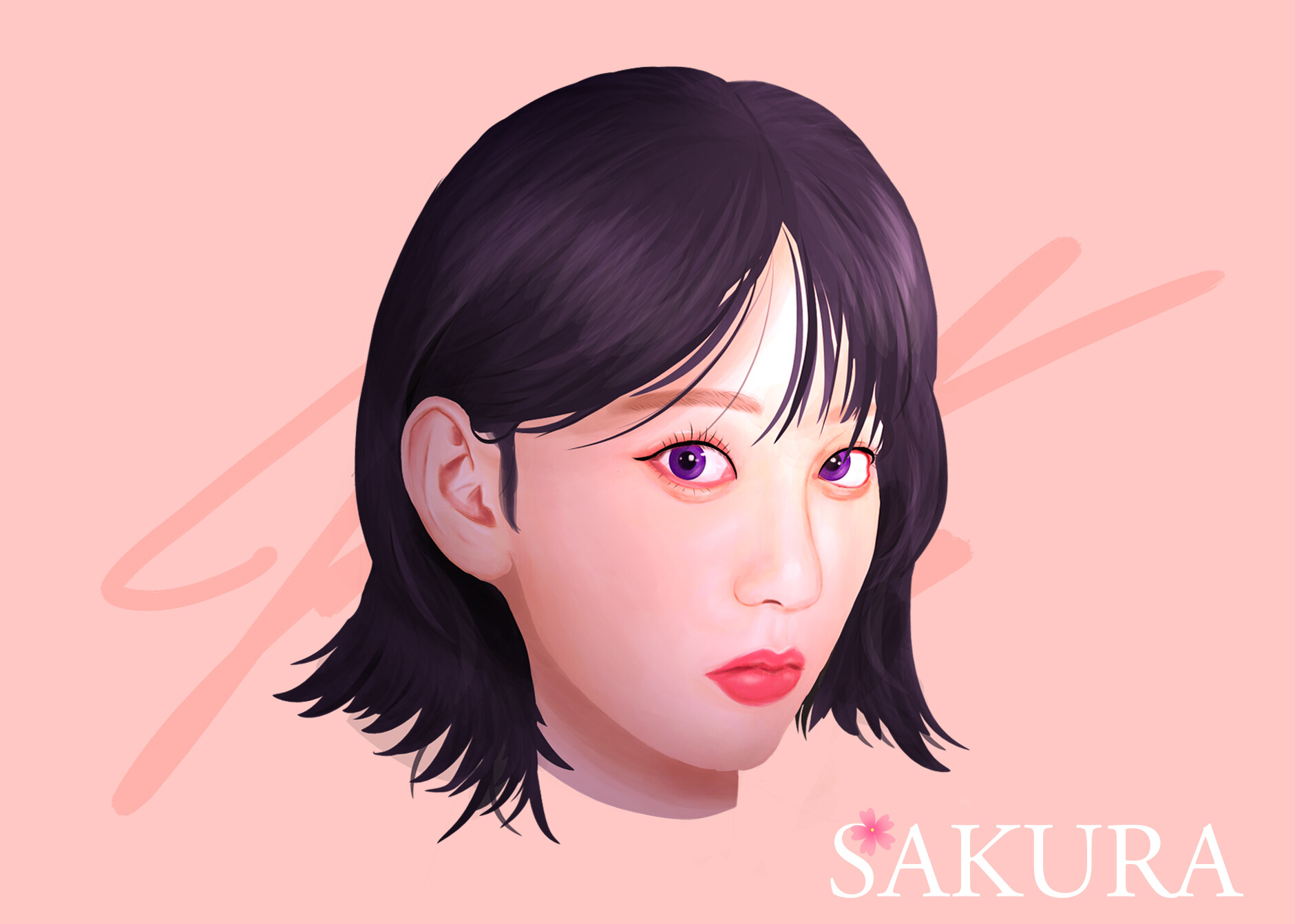 ArtStation - Sakura Portrait