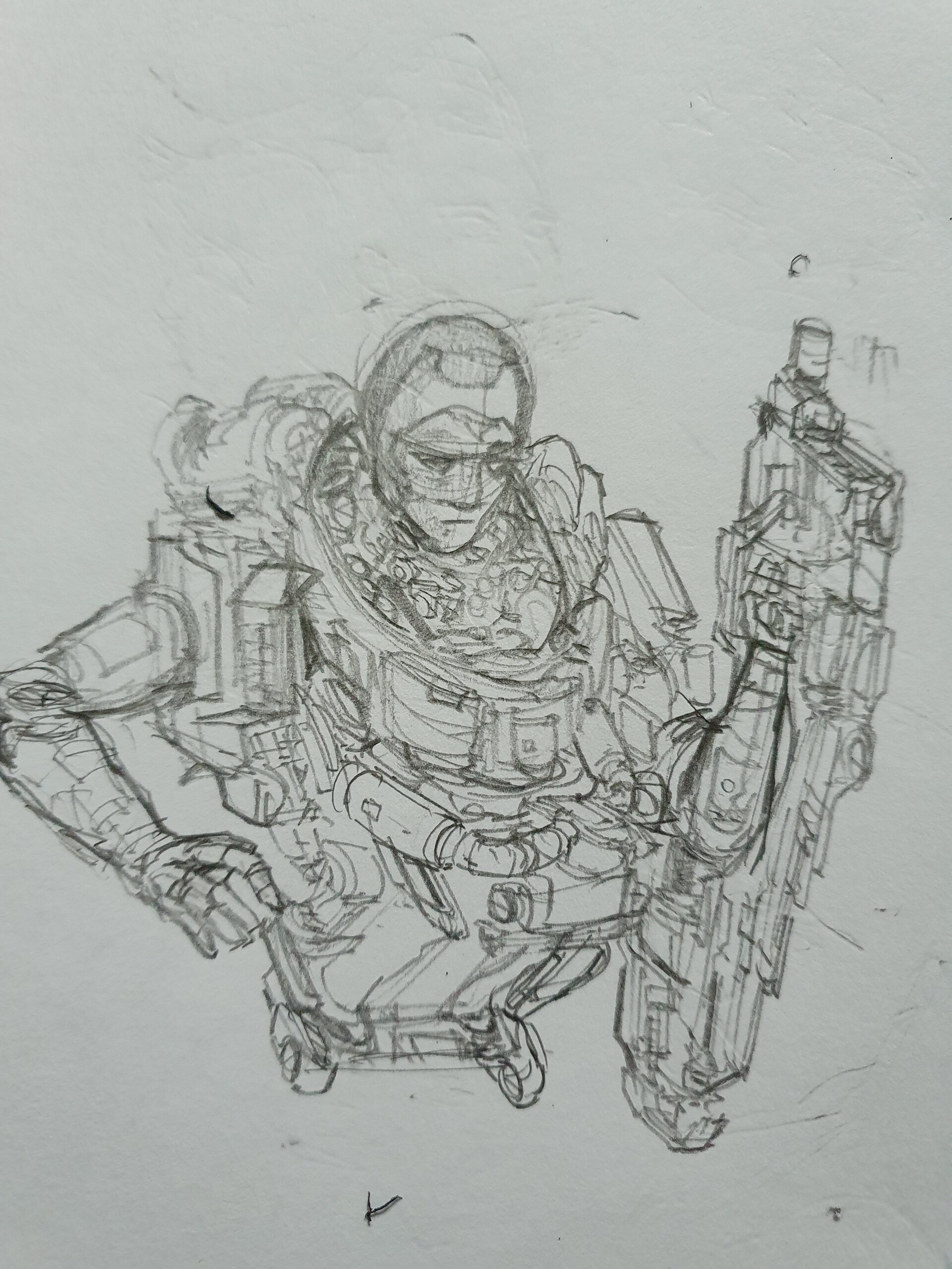 ArtStation - Cyborg Soldier Ideas