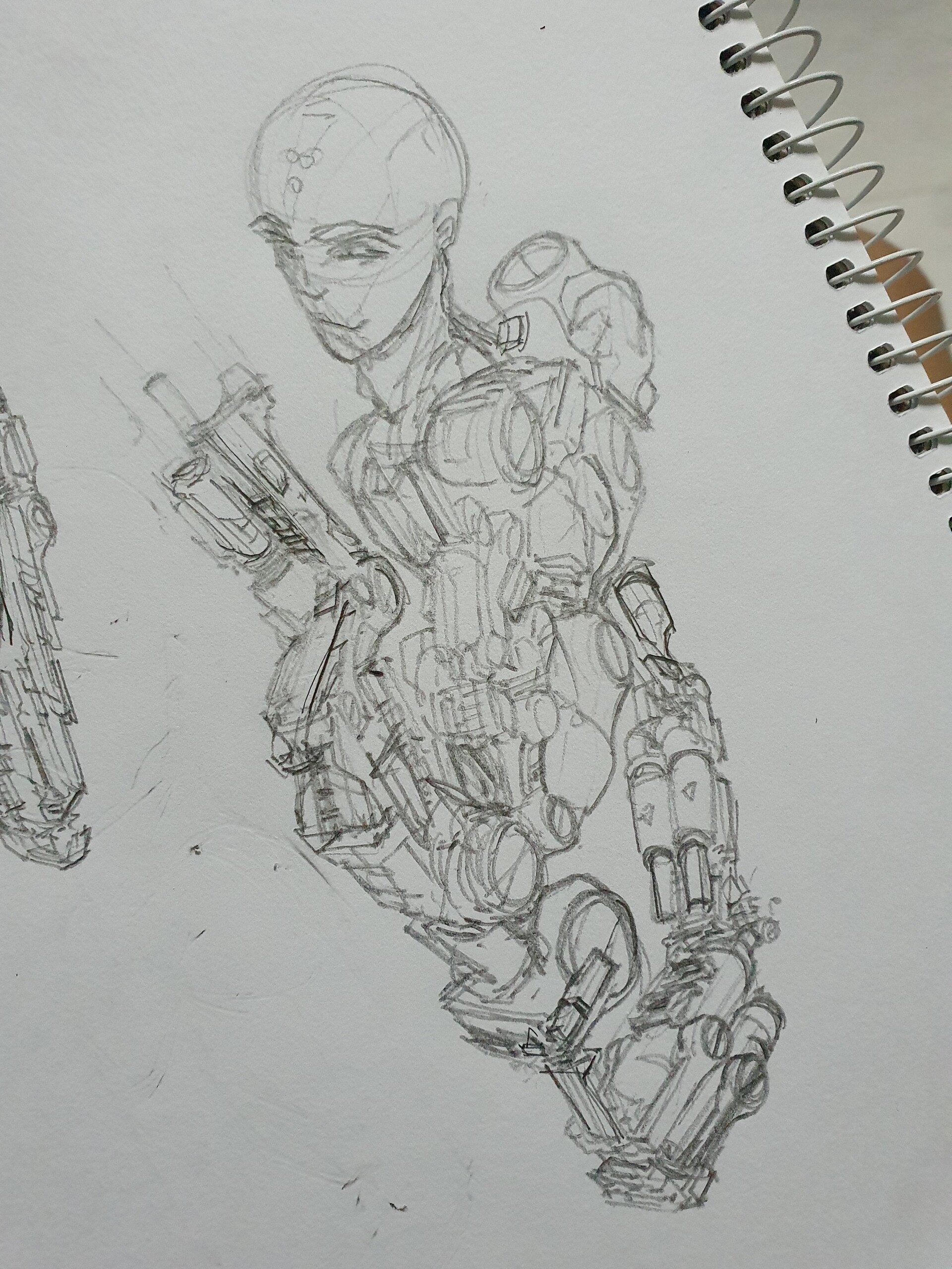 cyborg drawing ideas