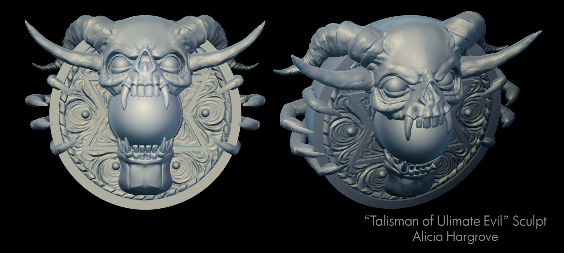 ArtStation - Talisman of Ultimate Evil Sculpt