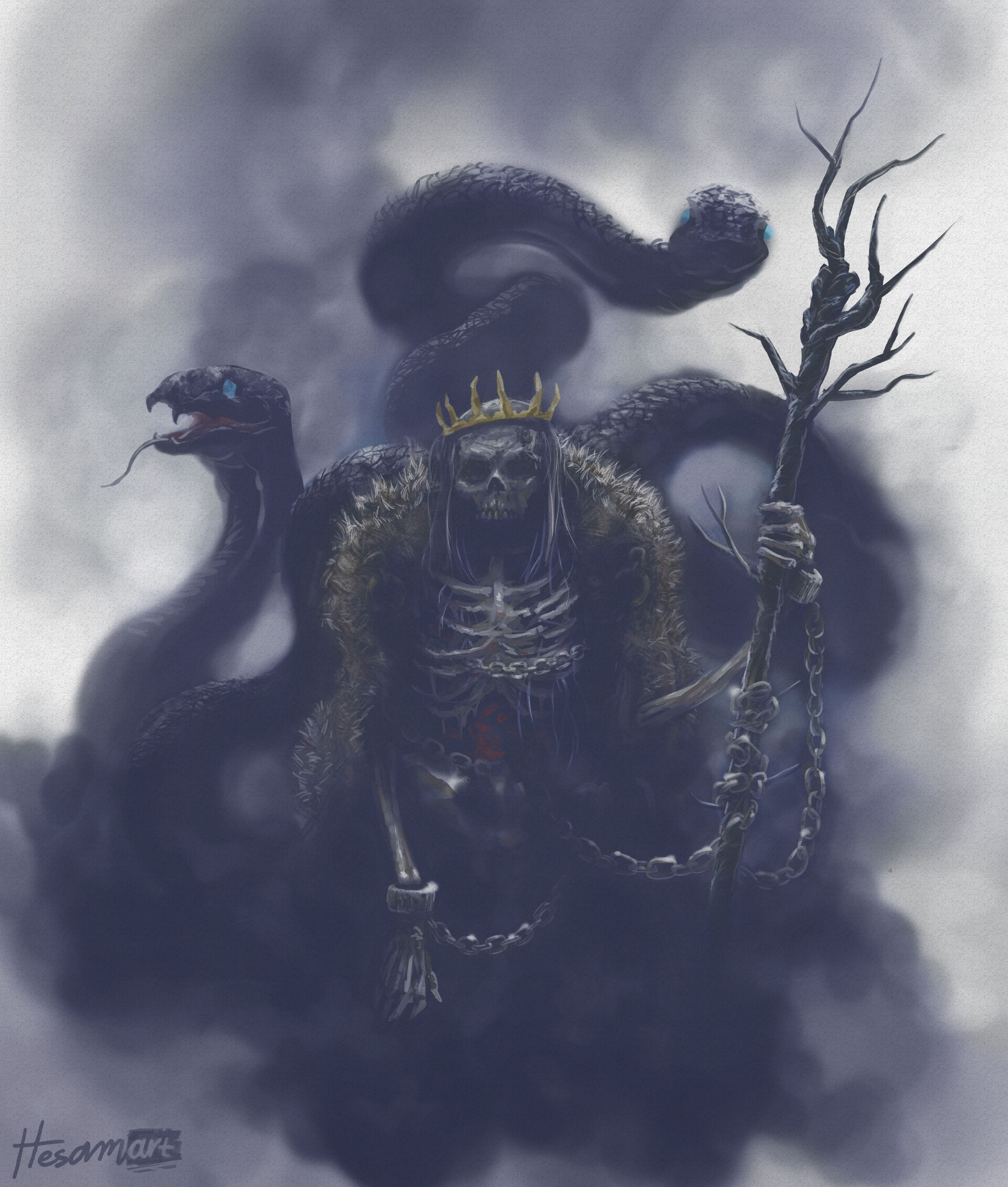 ArtStation - Zahhak return (ضحاک ماردوش)