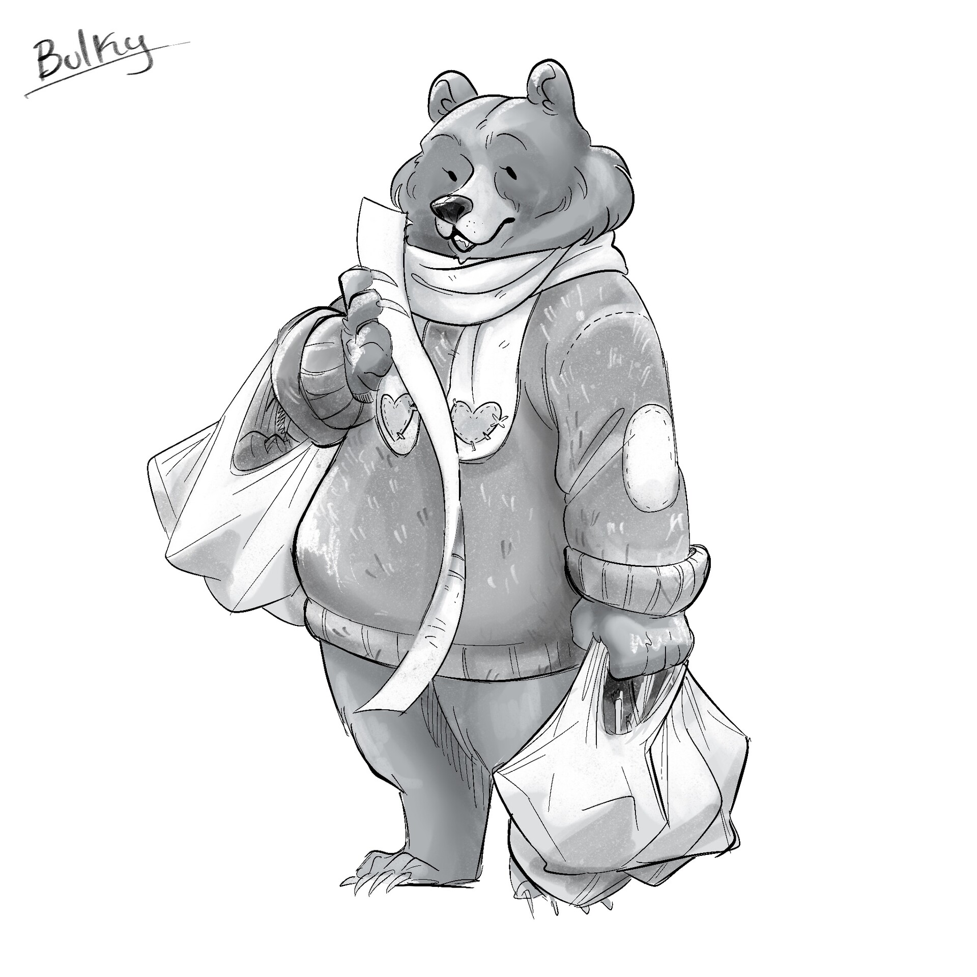 ArtStation - Bulky_Inktober2020:day3