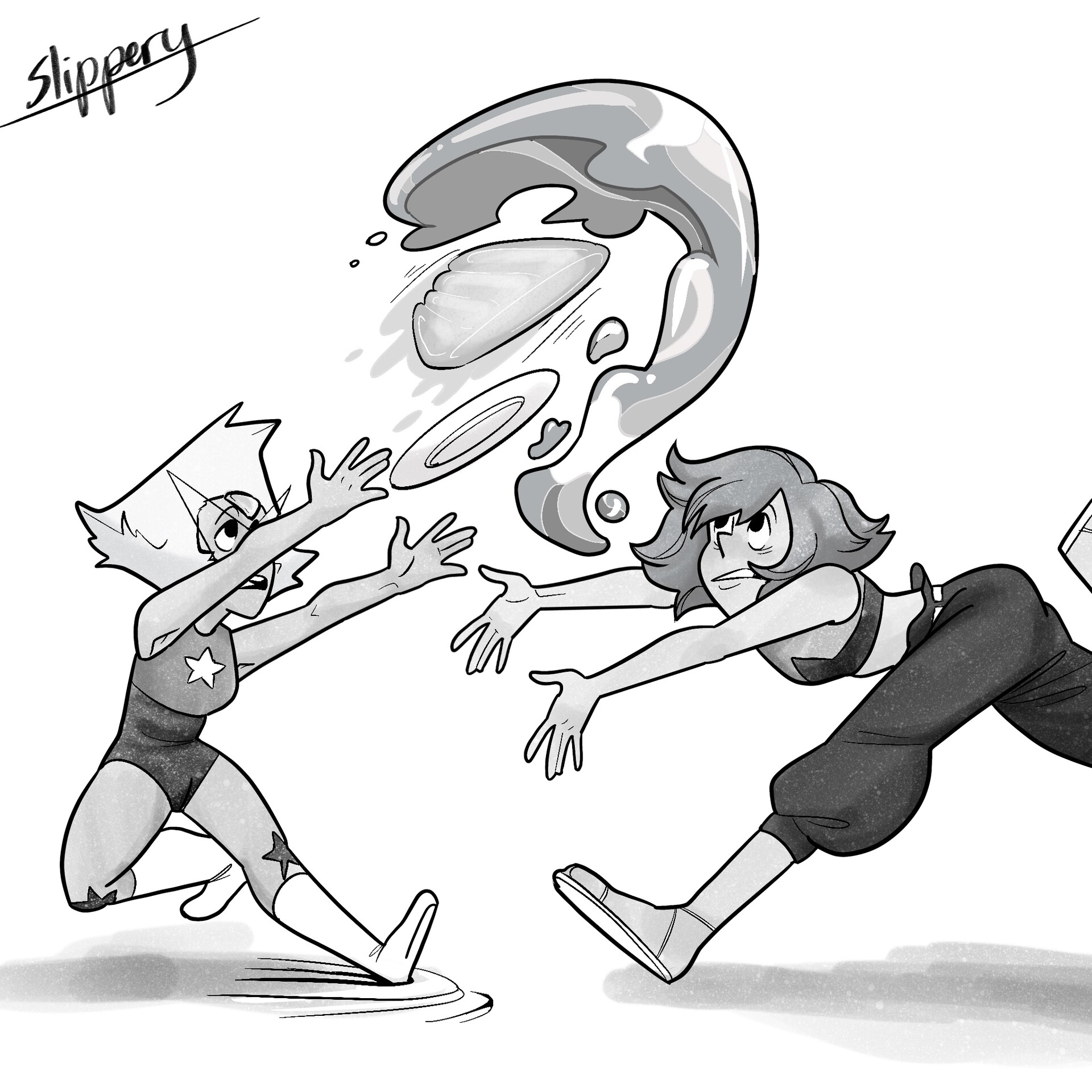 ArtStation - Slippery _Inktober2020