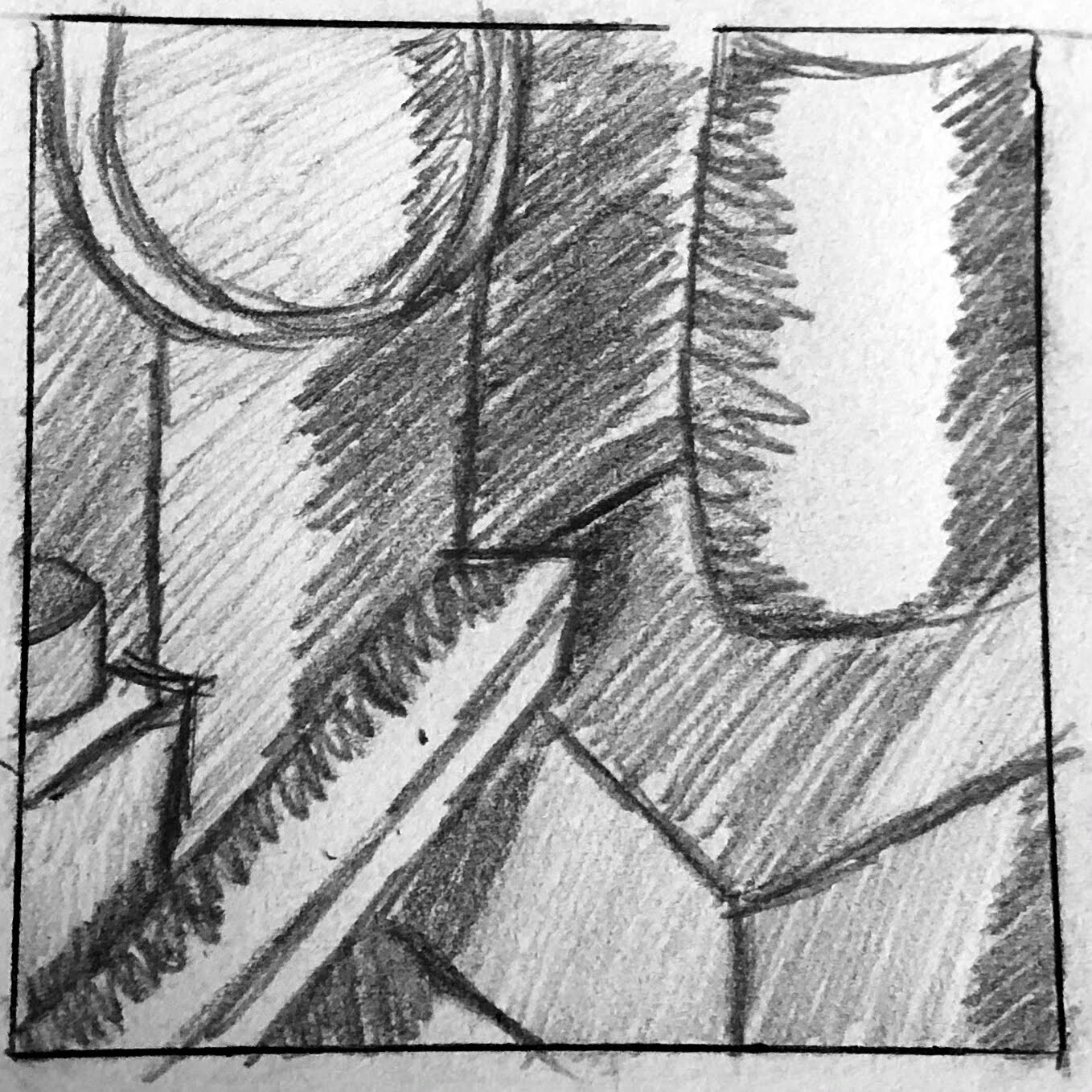 ArtStation - Cubist Still Life Sketch