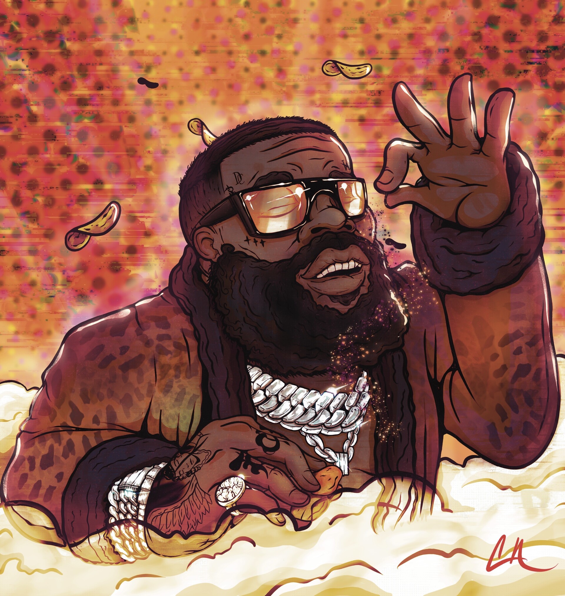ArtStation - Rick Ross Rapsnack