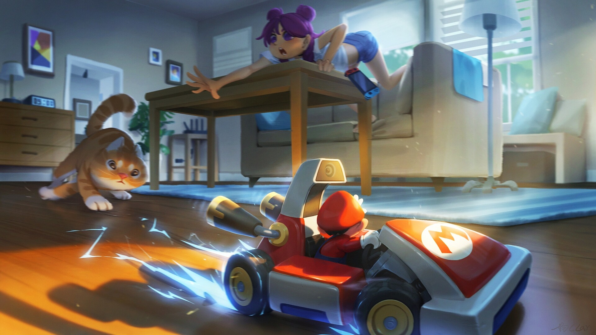 ArtStation - Mario X KDA ;)