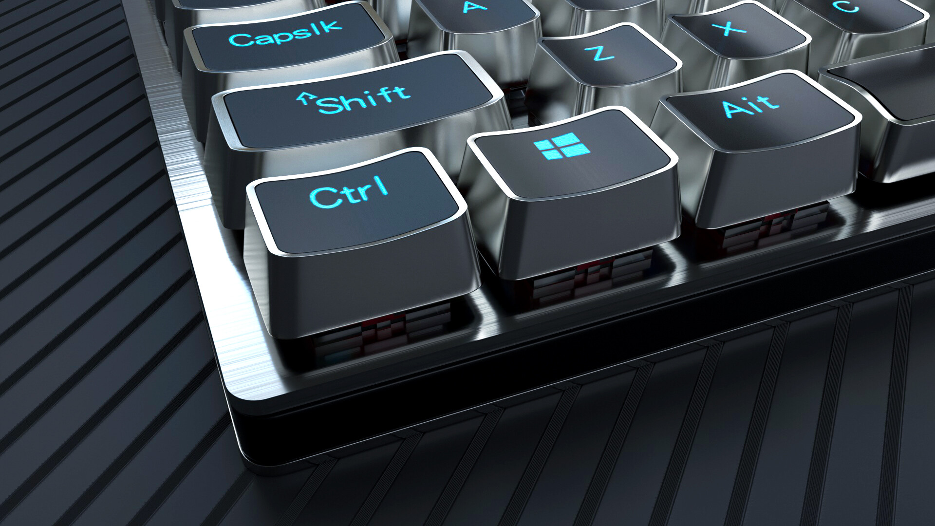 ArtStation - 【C4D】Modeling of mechanical keyboard