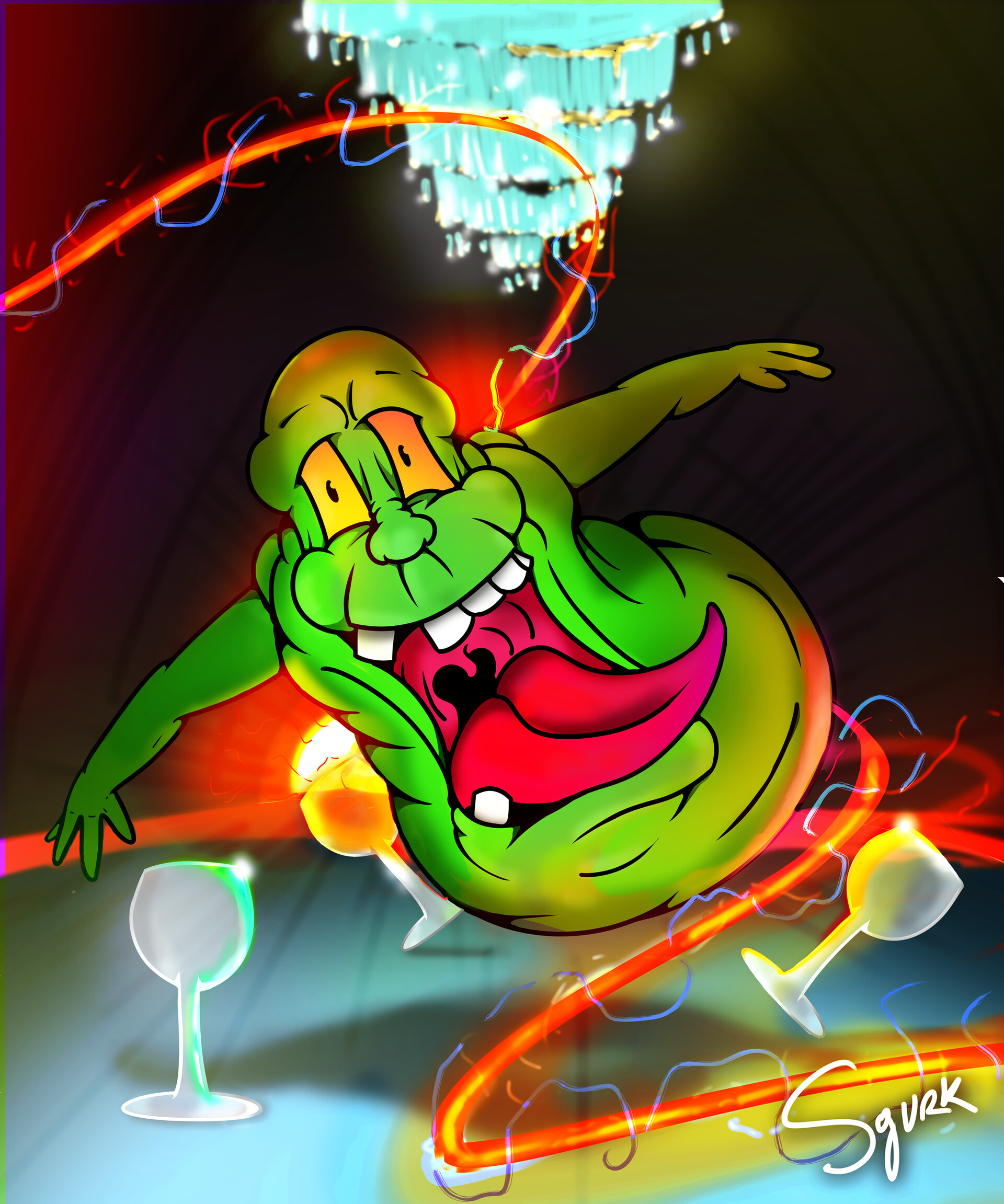 ArtStation - 3 Hour Speed challenge 001 Slimer