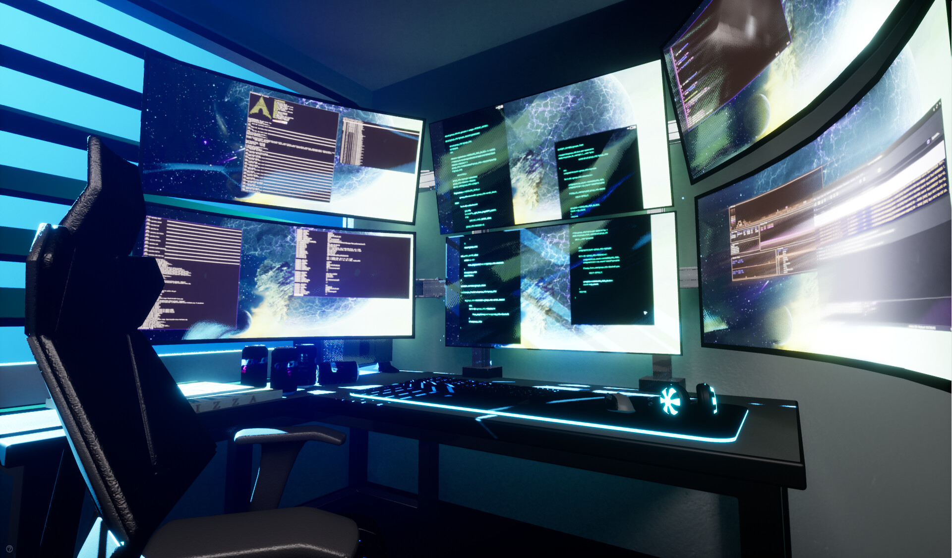 ArtStation - A Hackers Apartment