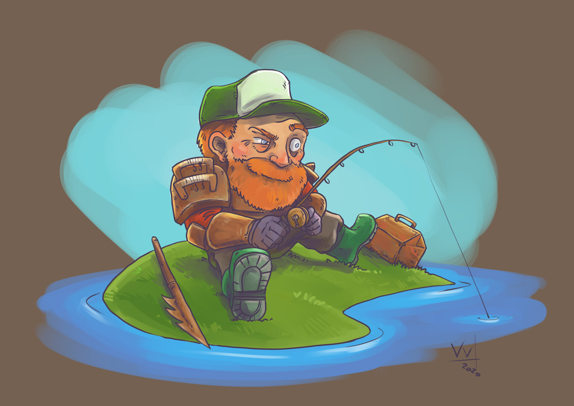 ArtStation - Gruff fan art sketch