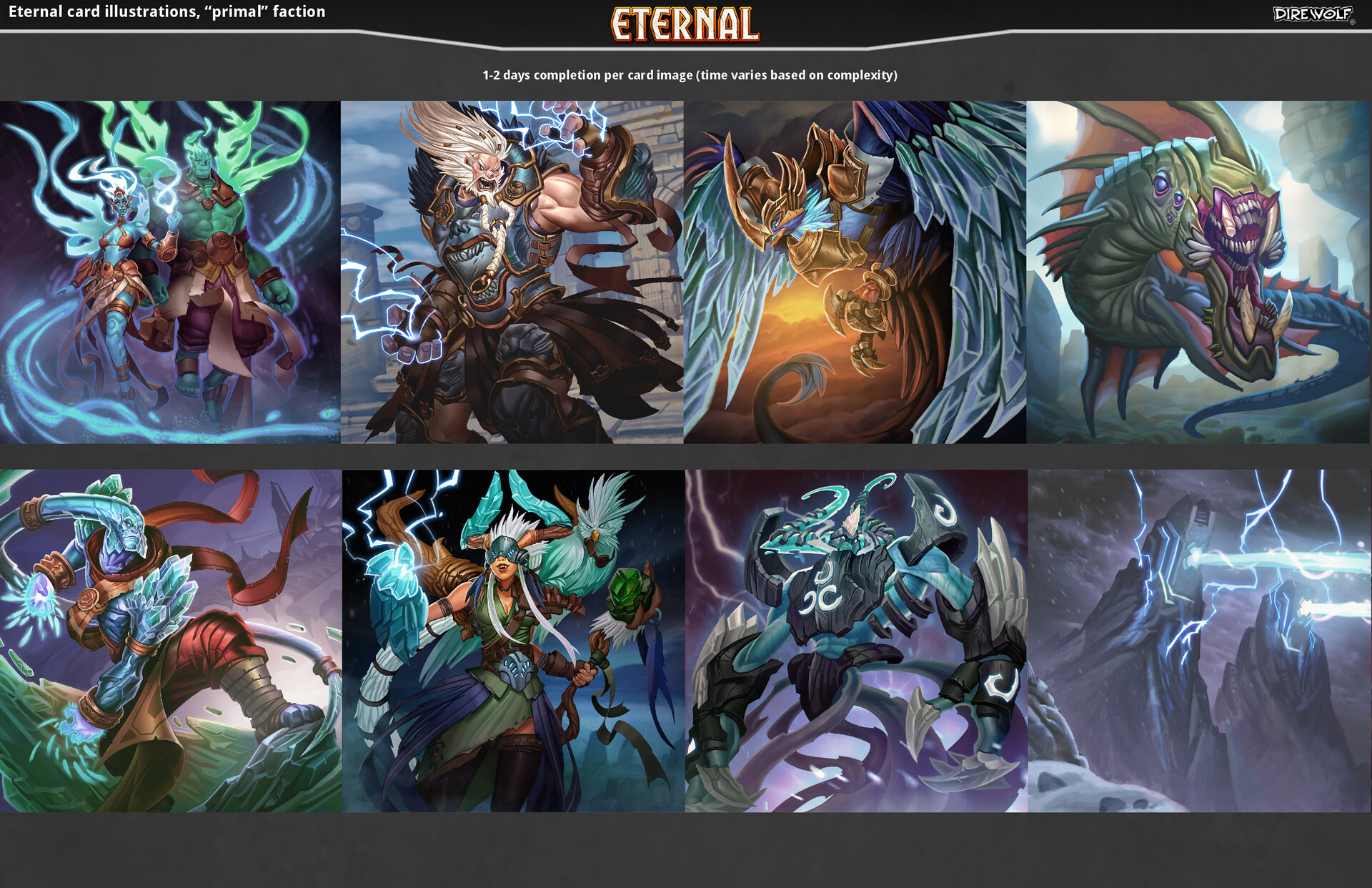 ArtStation - Eternal (early card art concept work)