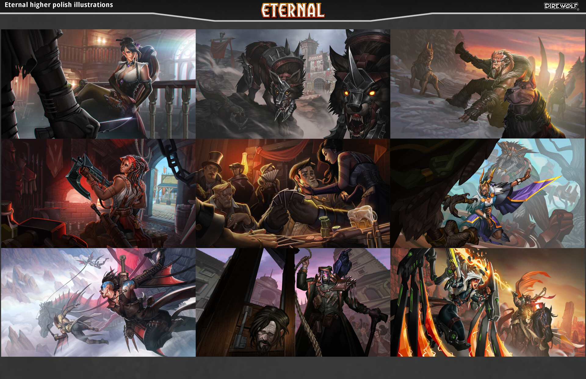 ArtStation - Eternal (early card art concept work)