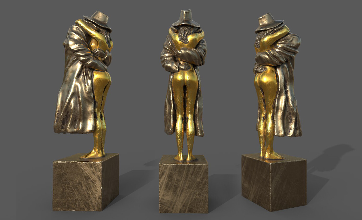 ArtStation - Ghost statue