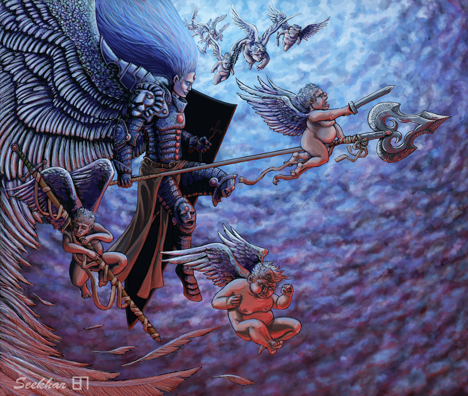 ArtStation - Angel & Daemon