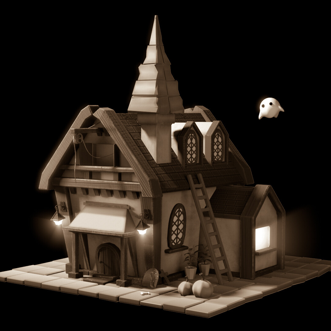ArtStation - Spooky House