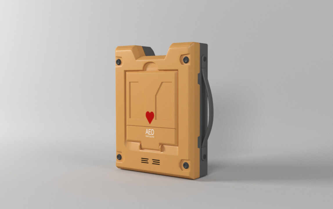 ArtStation - Heart Exciter , Death Stranding prop