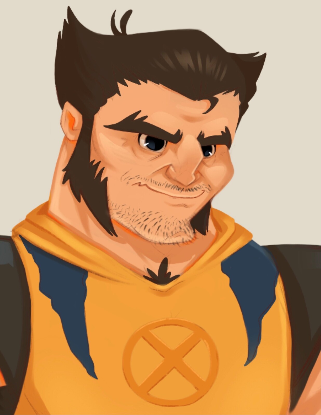 Lewis Blythe - Stylised Wolverine Character Design