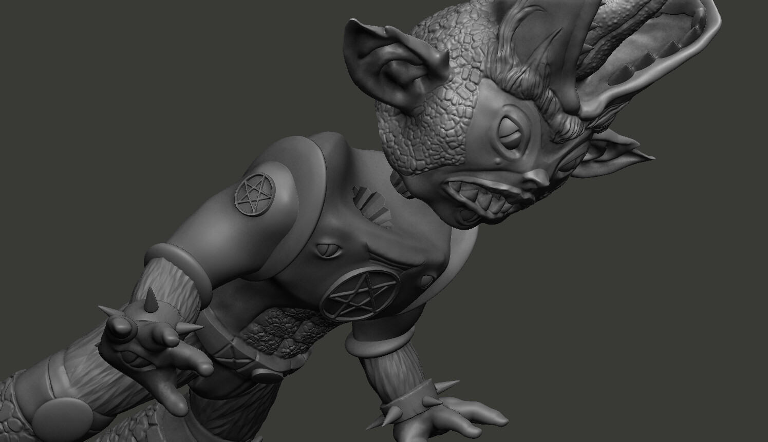 Josh Divine - Captain Satan - Kitsch Sofubi-Style Figure