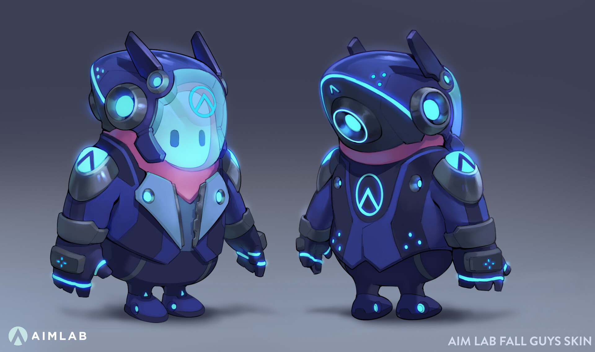 ArtStation - Aim Lab Fall Guys Skin