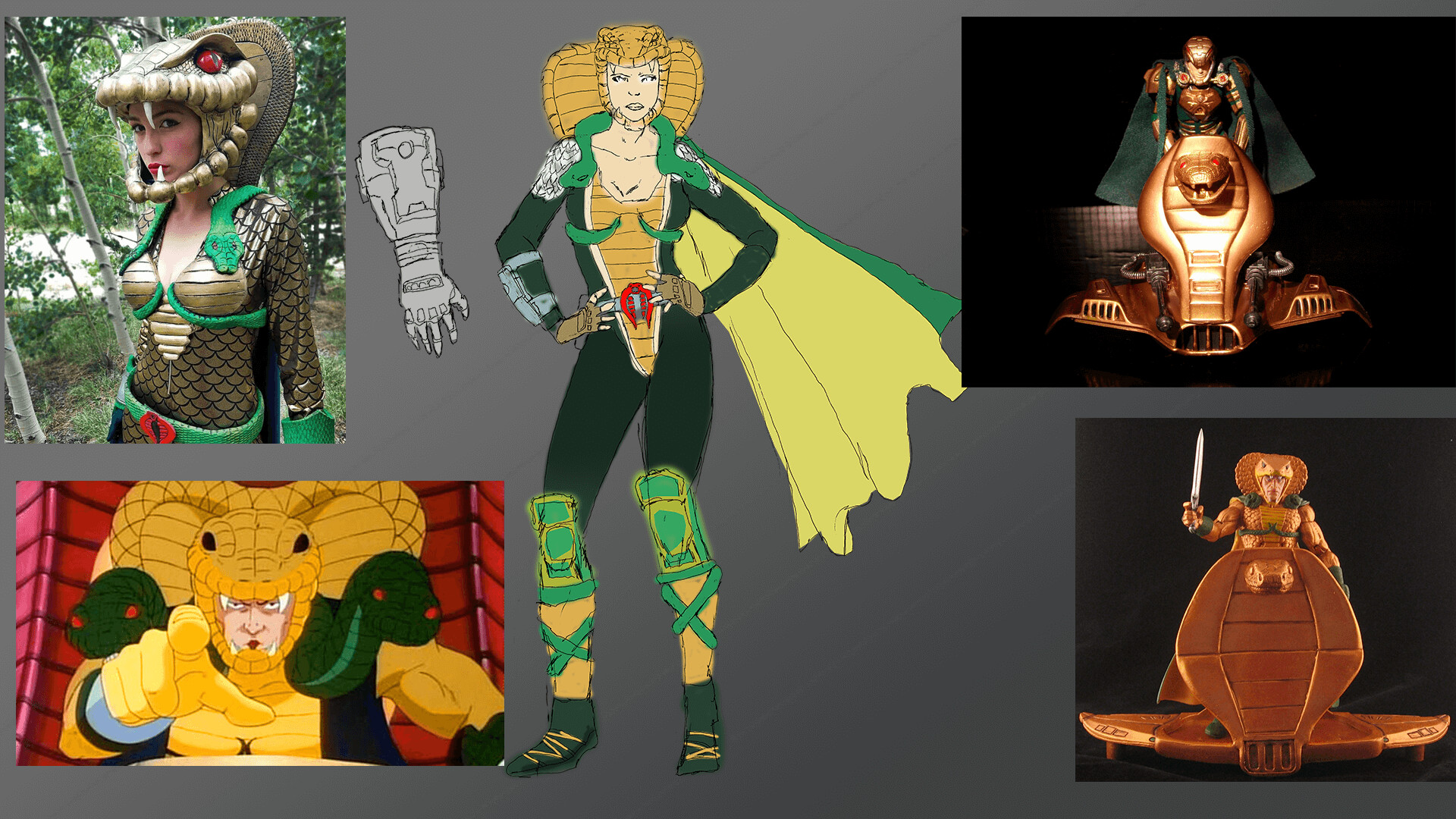 Marcus Reed - Serpentor 3D Character