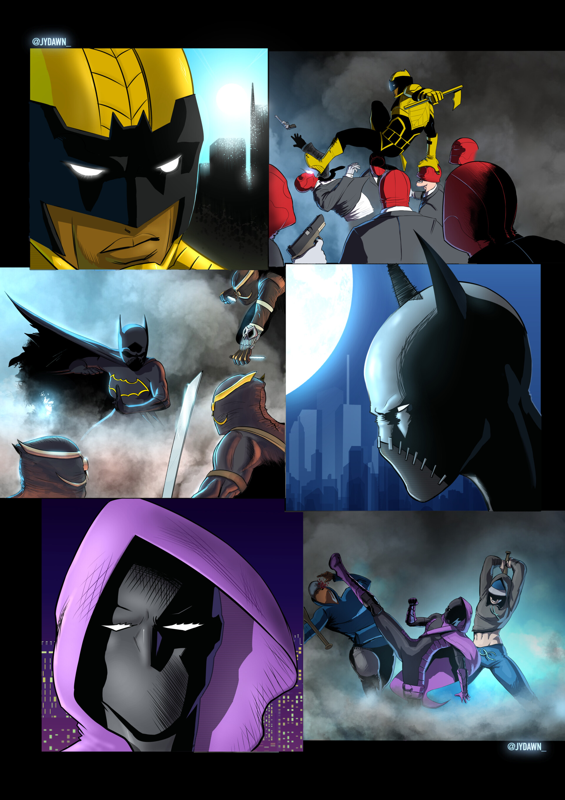 ArtStation - The Outsiders - DC Commission