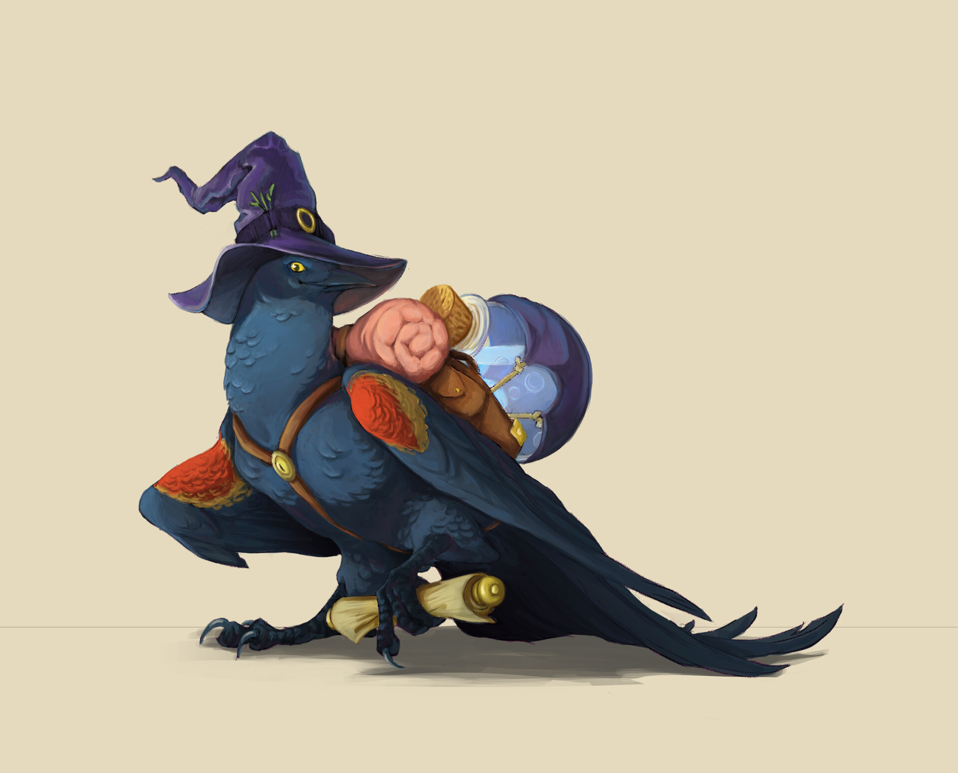 ArtStation - Redwing Blackbird Mage
