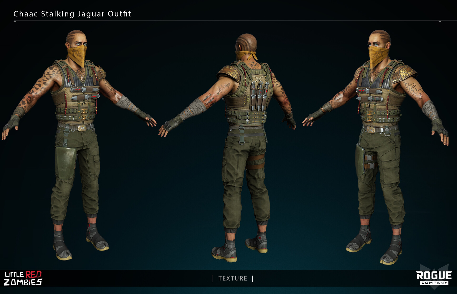 LITTLE RED ZOMBIES - ROGUE COMPANY - SKINS