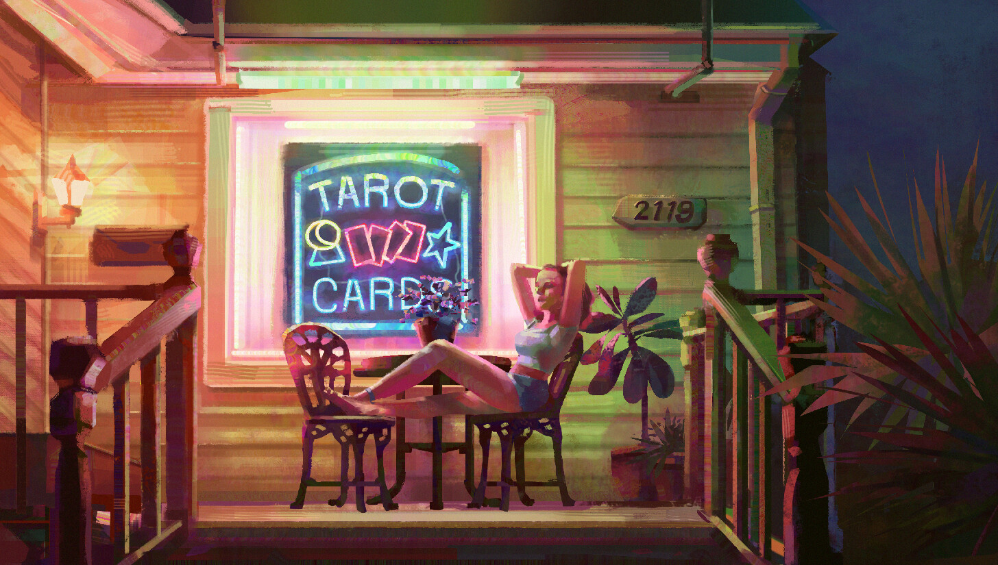 ArtStation - Tarot card shop