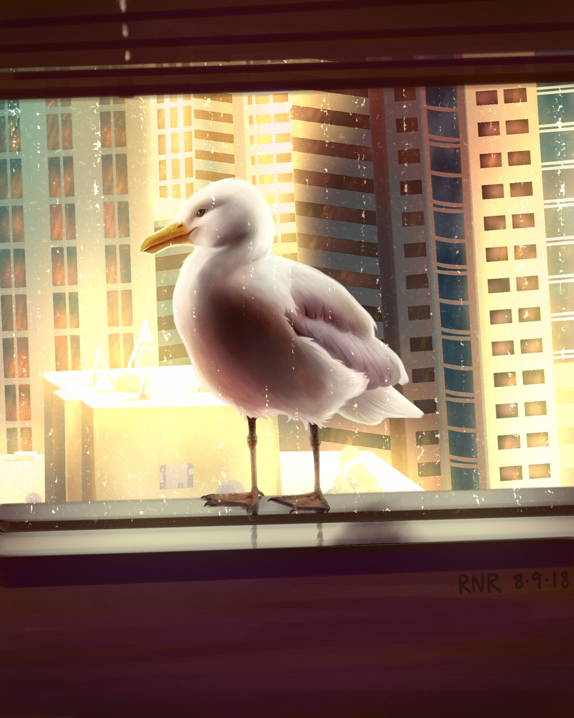 ArtStation - Seattle Seagull