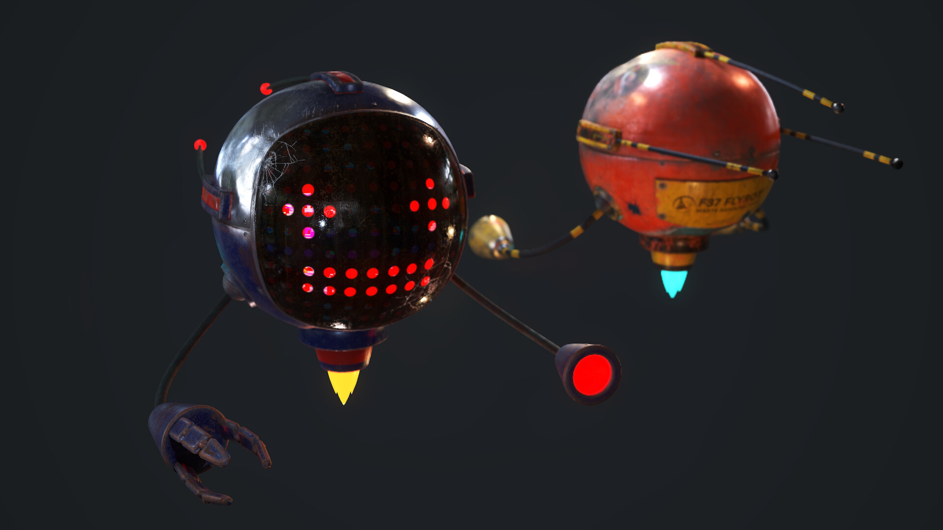 Vu Khanh - Flybot - Texturing Study