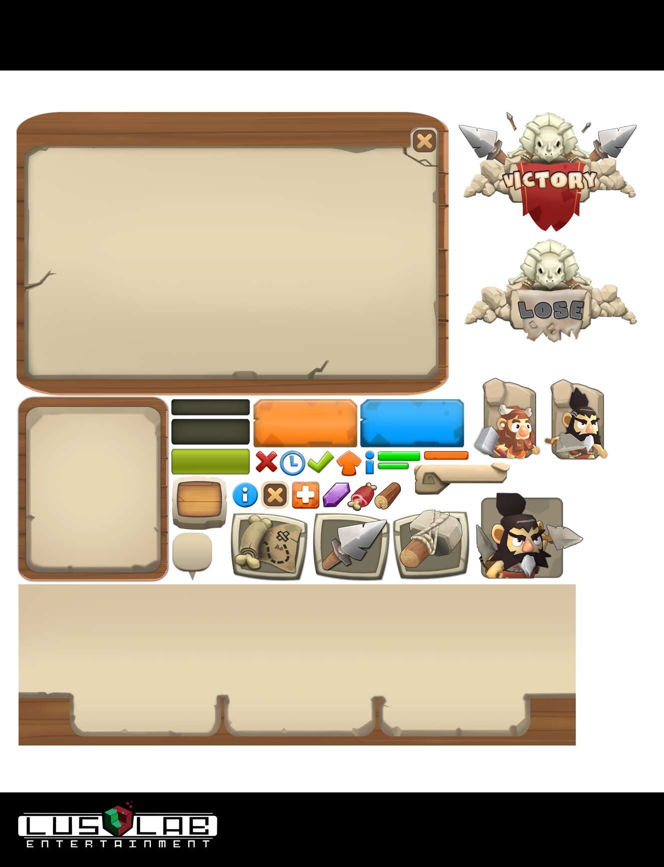 ArtStation - Clash Title : GUI