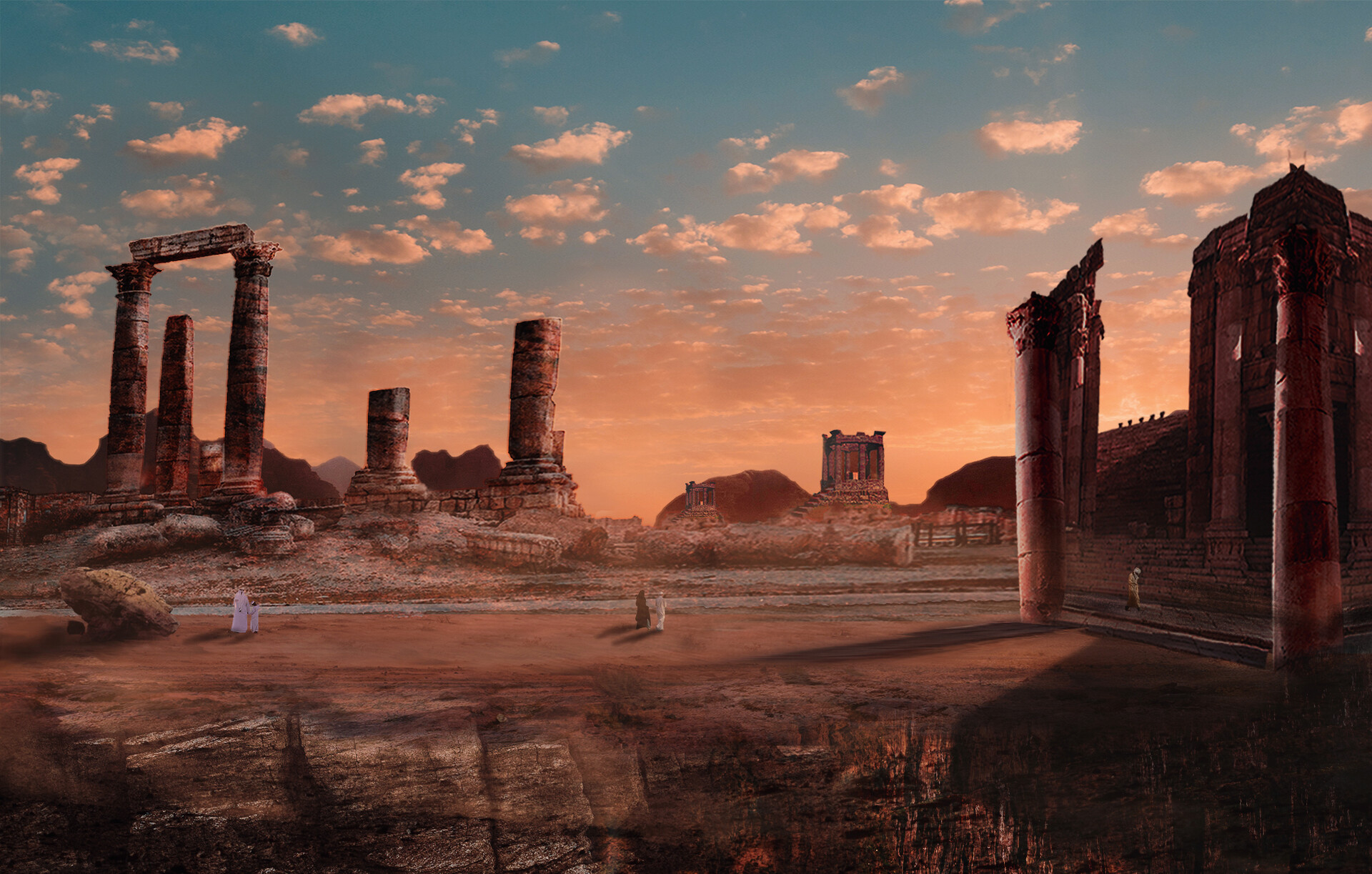 ArtStation - Temple ruins