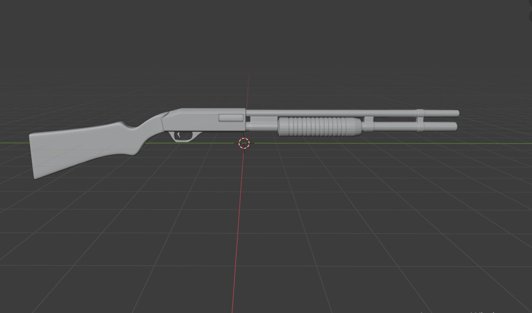 ArtStation - shotgun weapon