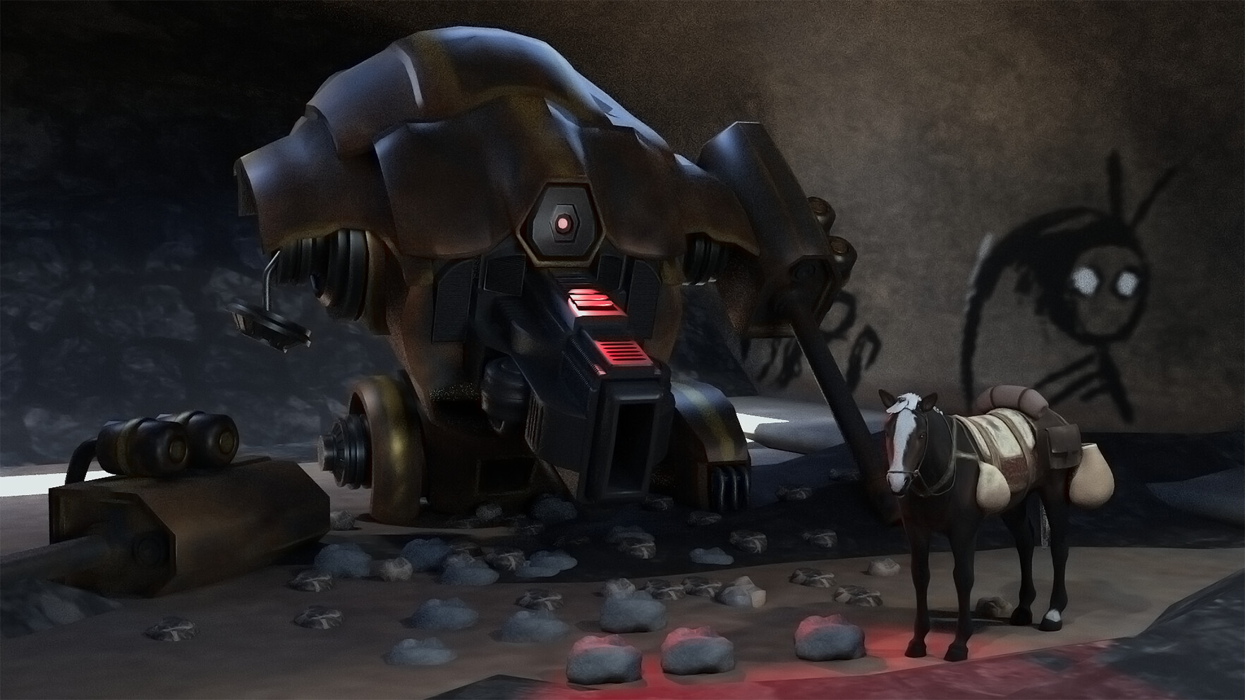 ArtStation - War Robot LP 3D render
