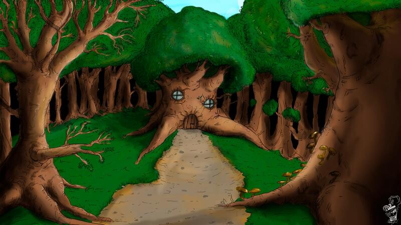 ArtStation - Forest Tree - First year storyboard project