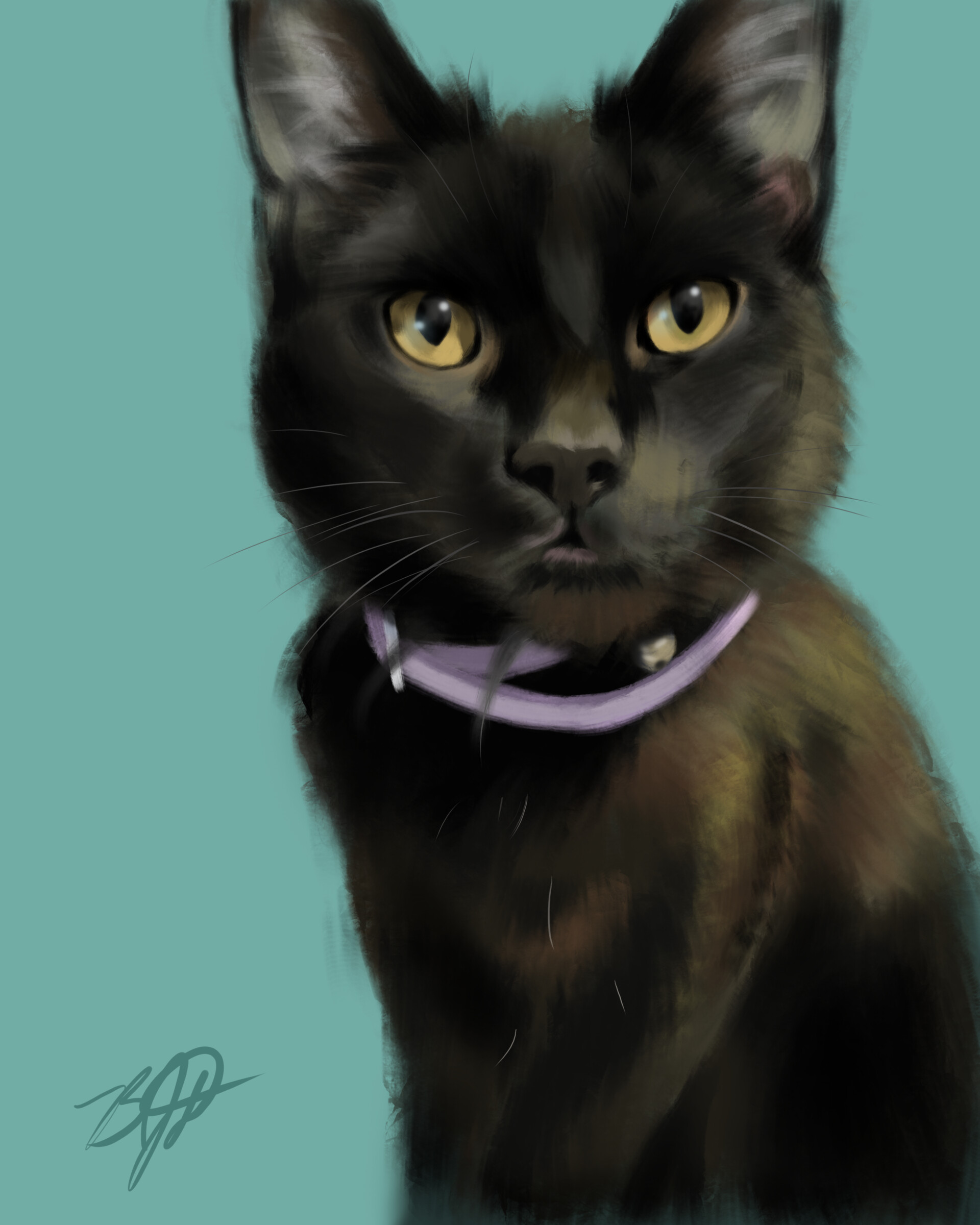 ArtStation - Pet Portrait - Athena