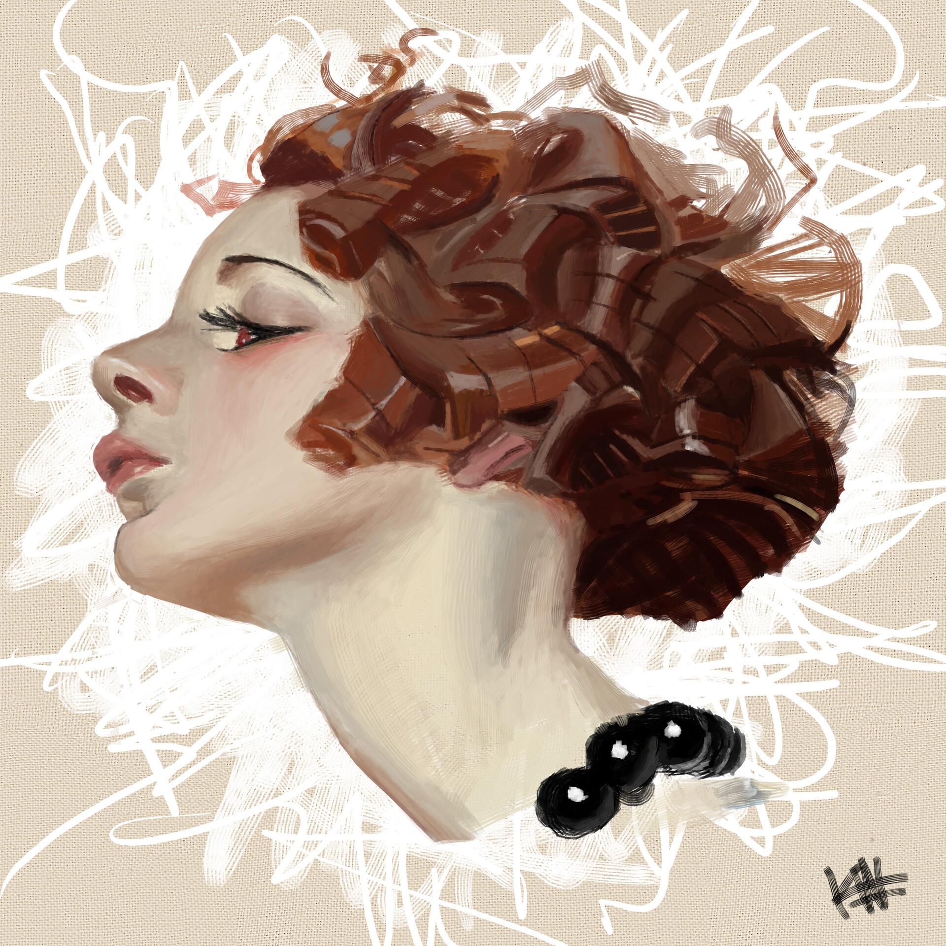 ArtStation - Leyendecker Portrait Study