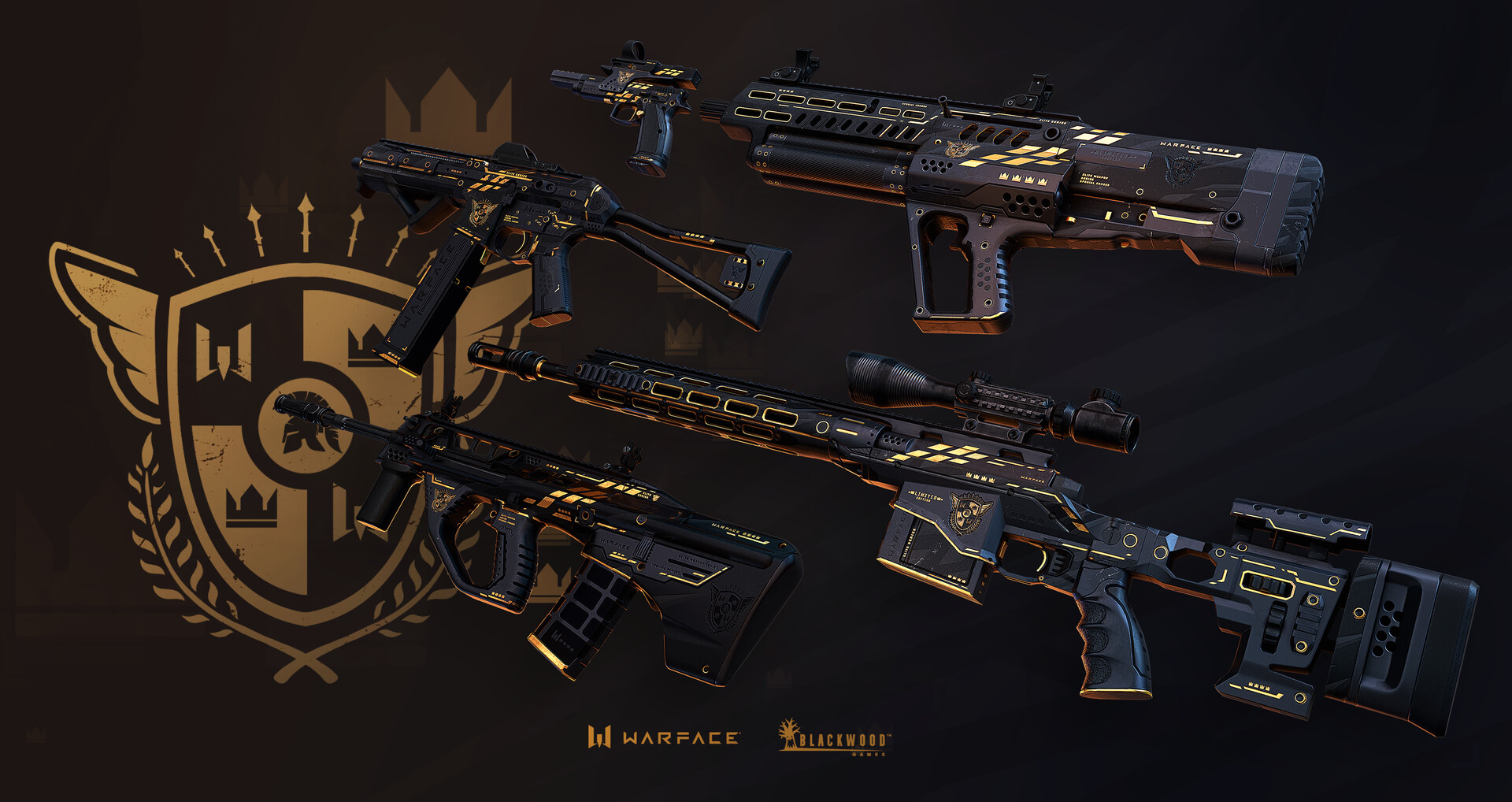 Oleksandr Vovk - WARFACE | New "Crown" Elite skin for Weapon
